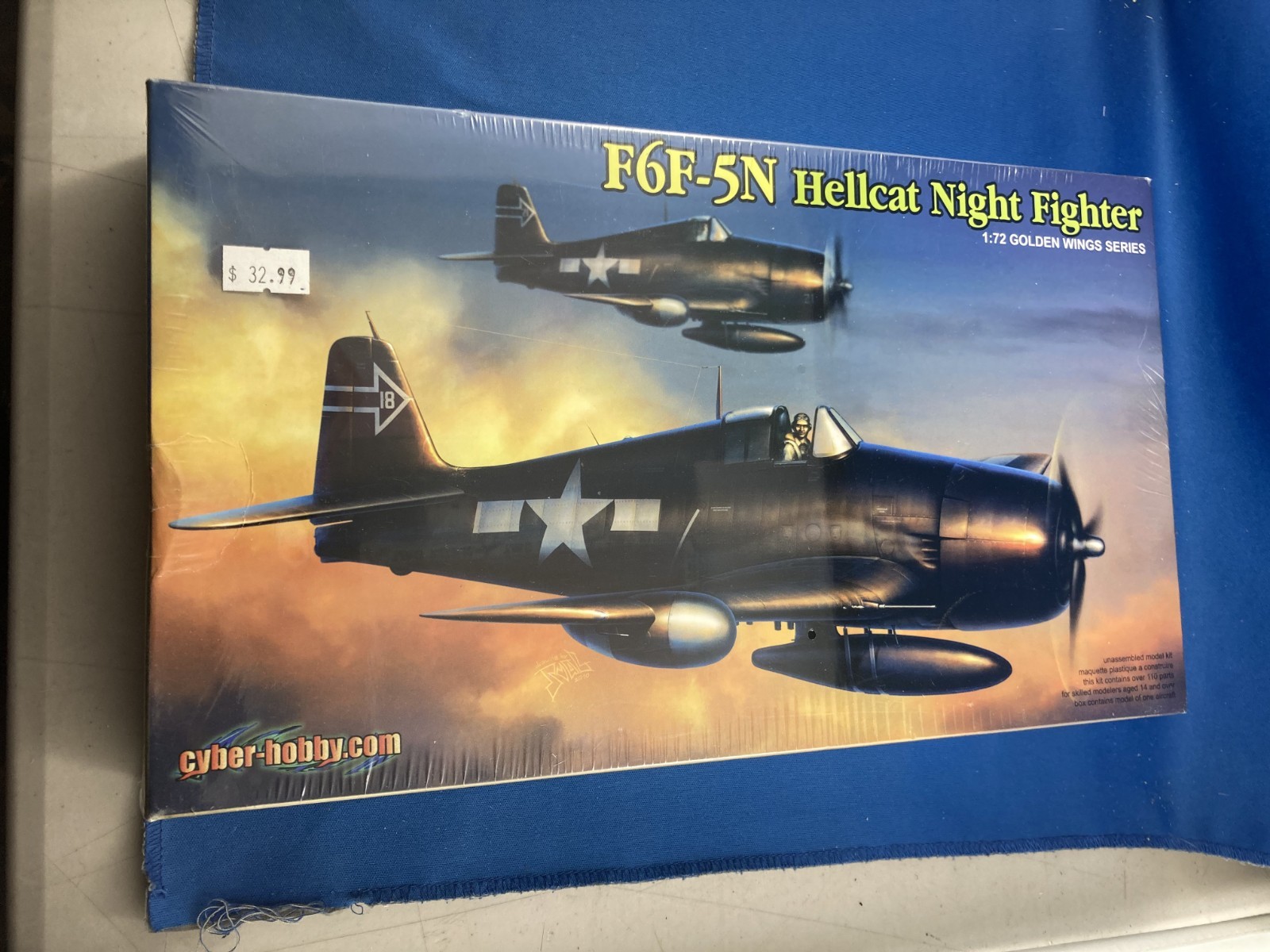 2011 CYBER-HOBBY 1:72 SCALE F6F-5N HELLCAT NIGHT FIGHTER - SEALED ...