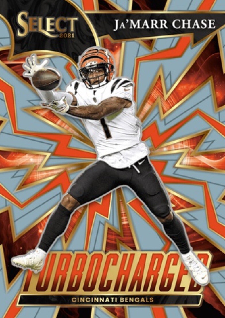 2021 Select Ja’Marr Chase Turbocharged Rookie RC NFL Blitz Digital Card ...