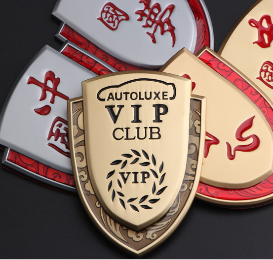 3D Metal VIP Club Luxury Car Auto Trunk Rear Fender Emblem Badges Decal ...