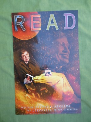 Vintage Library READ Poster ALA American Library Association STEPHEN ...