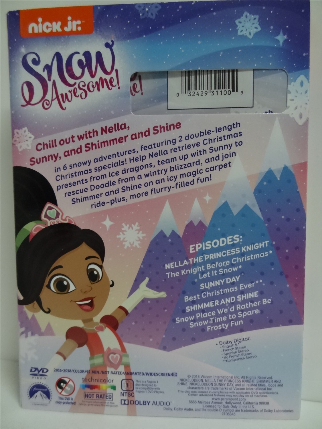 Nick Jr: Snow Awesome DVD 2 Holiday Specials | eBay