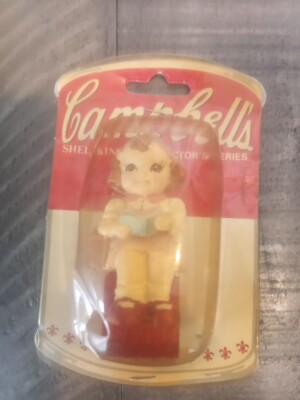 1990 Campbell's Kids Shelfkins Collectors Series Sitting Schoolgirl w ...