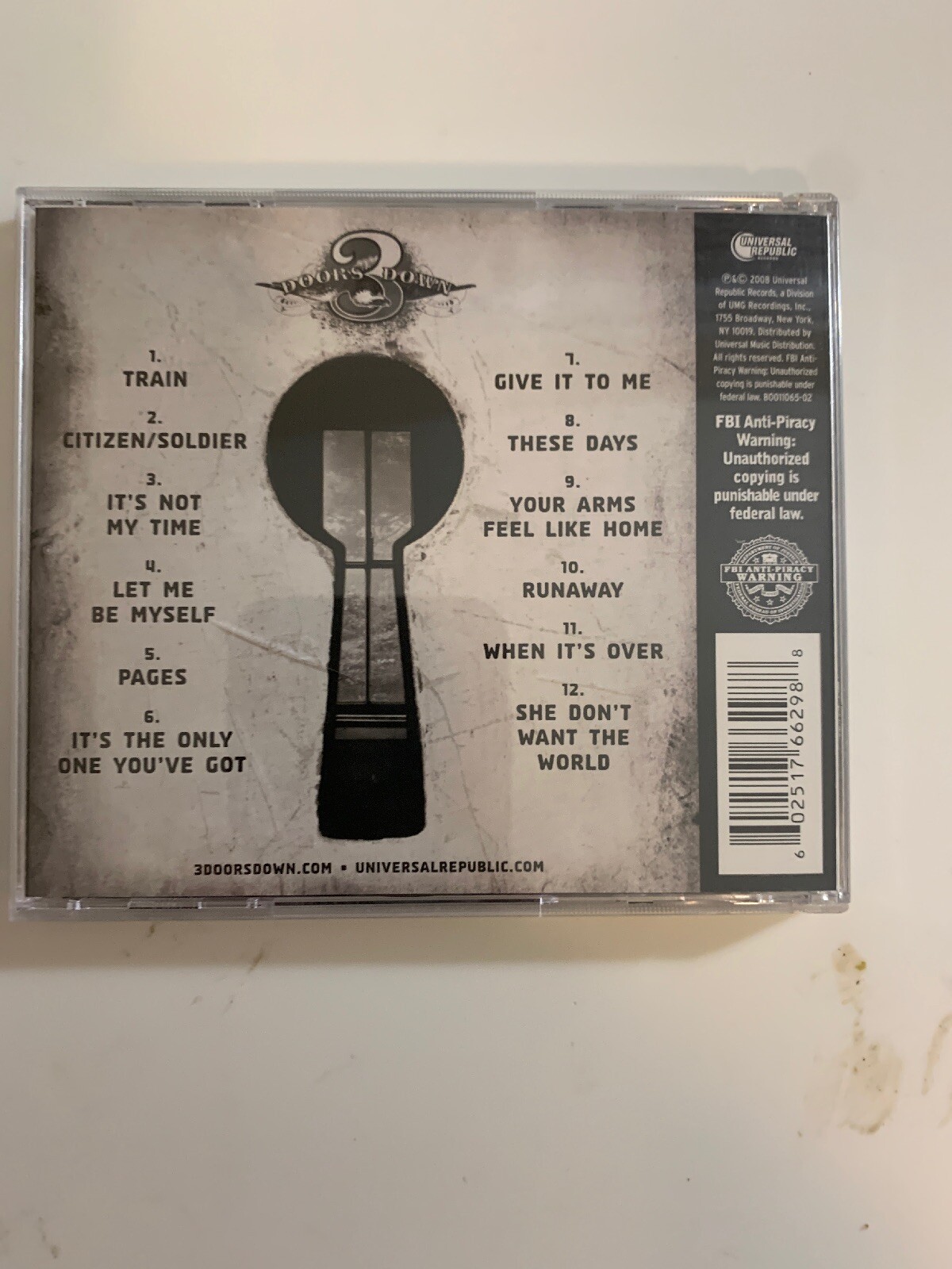 3 Doors Down - 3 Doors Down CD 2008 Universal Republic - 80011065-02 ...