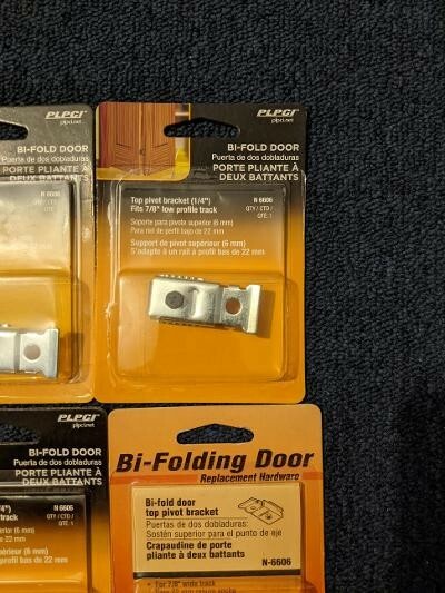 Mixed Lot (11) of PLPCI Bi-Fold Door Parts - Top Pivot Brackets | eBay