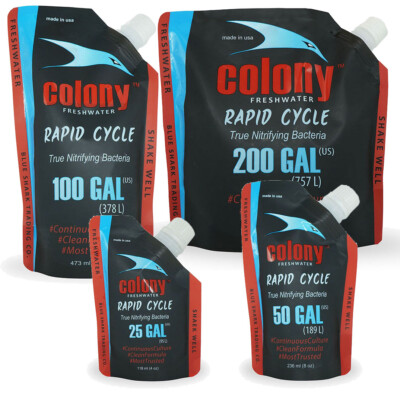 ATM Colony FRESHWATER - Nitrifying Cycle Bacteria Aquarium Fish - Blue ...