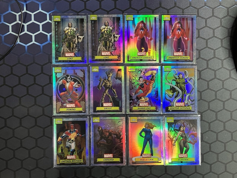 2024 Topps Chrome Marvel Refractor - Complete Your Set - Pick a Card | eBay