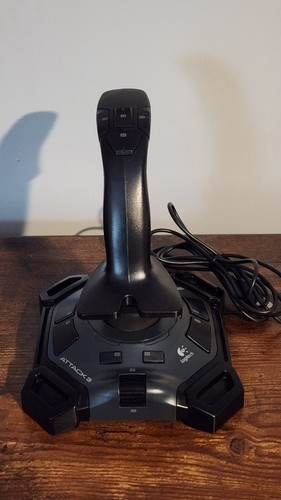 Logitech Attack 3 USB Joystick J-UJ18 Flight Simulator Joystick | eBay