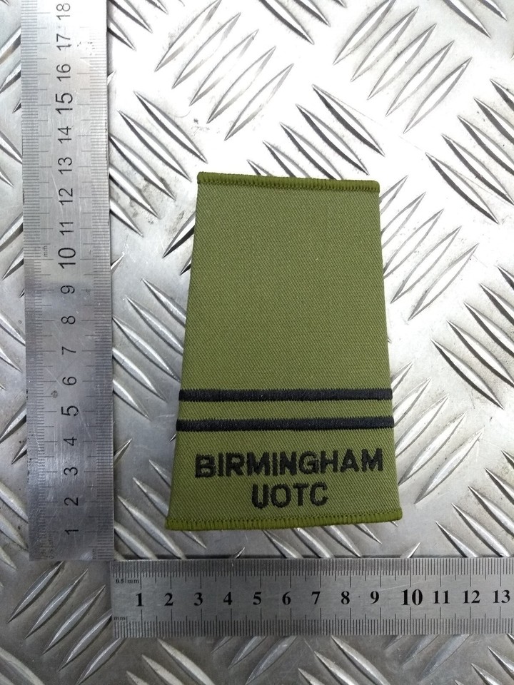 Birmingham Università Ufficiali' Formazione Arma Uotc Mostrina ...