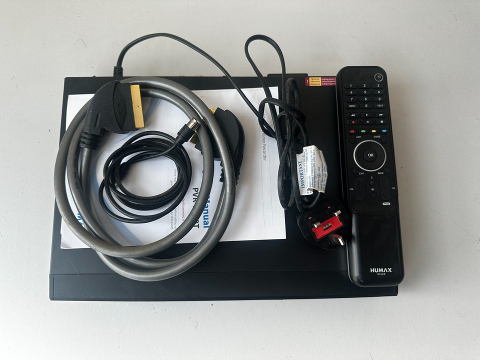 Humax PVR-9300T Freeview Recorder 500GB HD Twin Tuner & Remote Tested ...