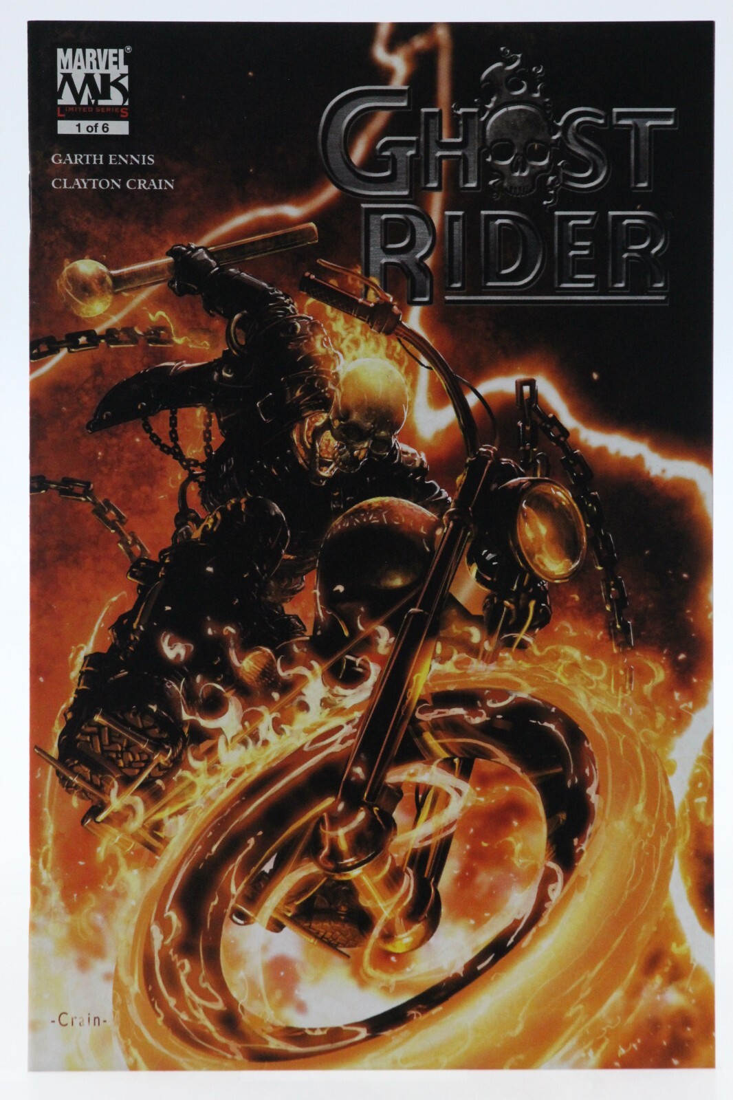 Ghost Rider (2005) #1 1st Print Clayton Crain Cover & Art Garth Ennis ...