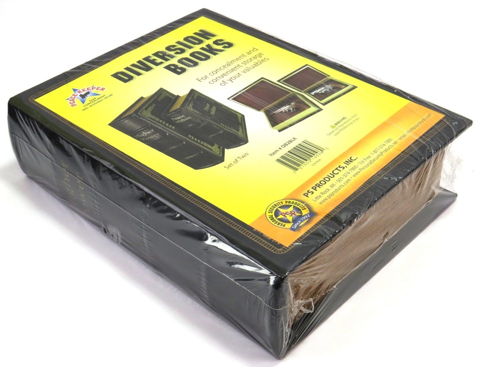 Diversion Books for Concealment/Storage of Valuables, PS Products, Set ...