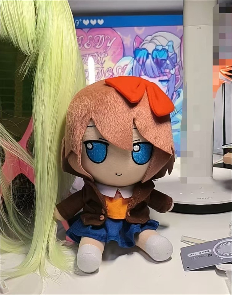 Doki Doki Literature Club Sayori Monika Yuri Fumo Fumo Plush Doll Toy ...