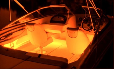 4 - 1' Pcs Anti Bug Yellow Orange Amber LED Boat Light Waterproof 12v ...
