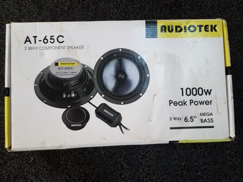 Audiotek AT-65C 1000W 6.5-Inch 2-Way Car Audio Component Speaker System 6-1/2in 613464940364| eBay