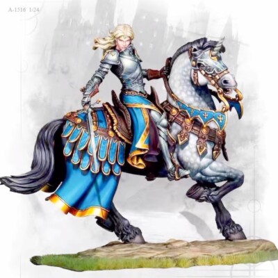 1/24 resin figures model Ancient royal female knights unassembled ...