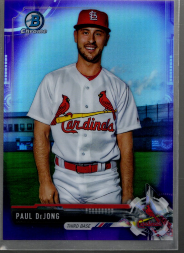 A7471- 2017 Bowman Chrome Prospects Violet Réfracteurs #BCP214 Paul ...