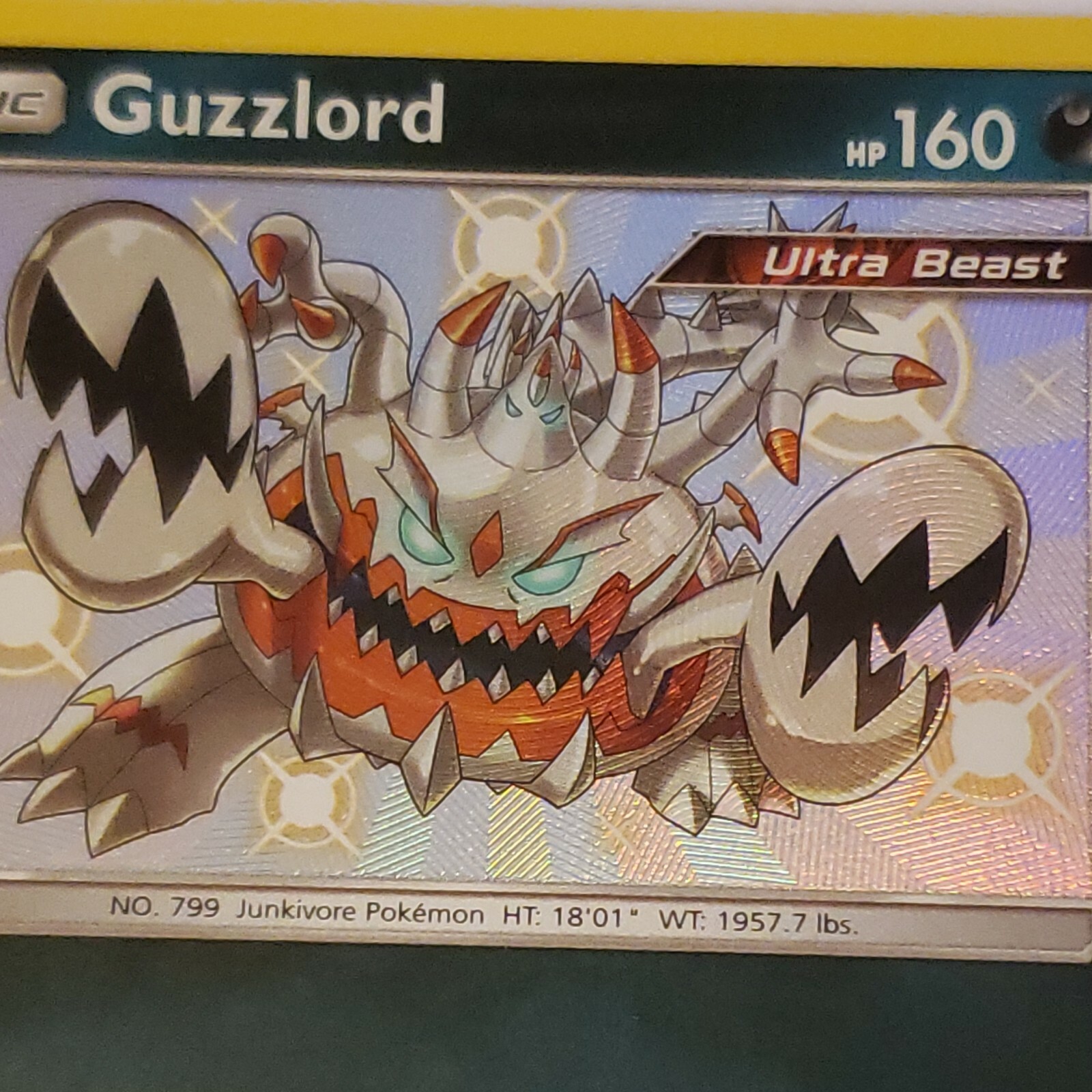 Shiny Guzzlord SV26/SV94 Shiny Vault Hidden Fates Pokemon Card Pack ...