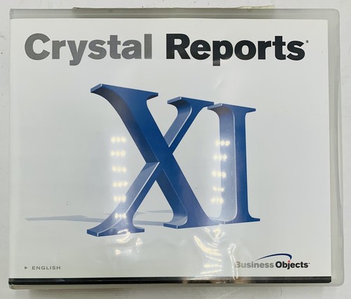 CRYSTAL REPORTS XI (11) DEVELOPER SOFTWARE 2 DISC + 3 DISC SERVER ...