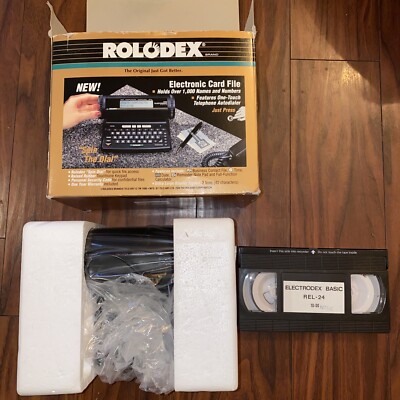 Rolodex & Business Card Files - Electronic Rolodex