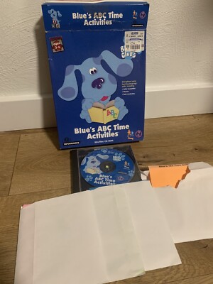Blue's ABC Time Activities PC Blue's Clues CD-ROM Game Windows MAC NEW ...