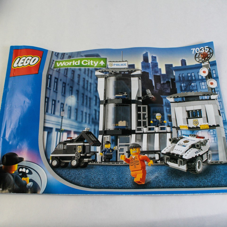 Lego World City Police Headquarters Set 7035 With Manual No Box ...