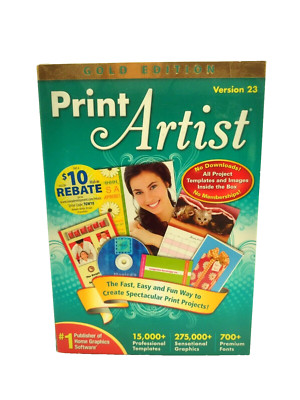 Print Artist Gold Edition Version 23 PC Nova Graphics Software New 2010 727298407839| eBay