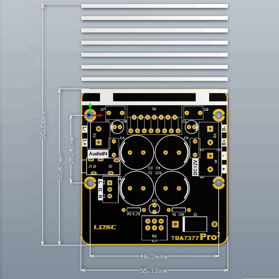12 V Amplifier Board Audio Amplification Digital Power Module | eBay