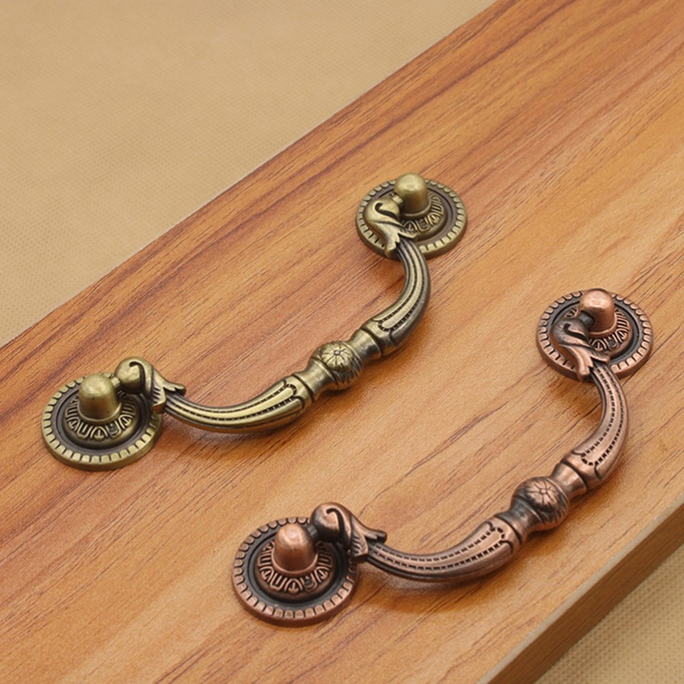 2 Pcs Decorative Dresser Handle Metal Pull Knob Cabinet Hanging Handles ...