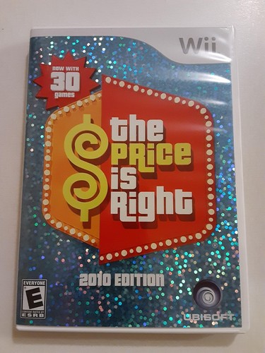 Nintendo Wii THE PRICE IS RIGHT 2010 EDITION Video Game w/ Manual ...