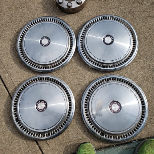 Set 4 Dodge Chrysler Hubcaps Wheel Covers Hub Caps Van Truck 80 81 82 ...