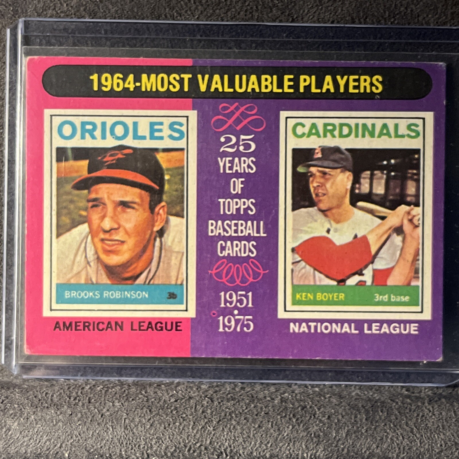 💥VINTAGE💥1975 Topps MVP'S Brooks Robinson Ken Boyer #202 | eBay