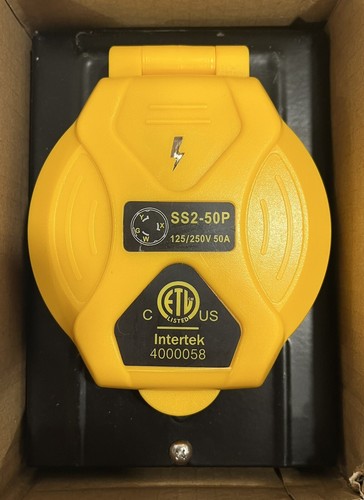 TOOLIOM 50 Amp Generator Power Inlet Box, NEMA SS2-50P, 125/250V ...