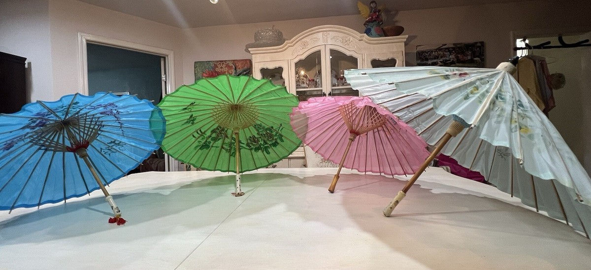 Vintage Asian Umbrella Parasol Japanese Umbrella Vintage Style Asian