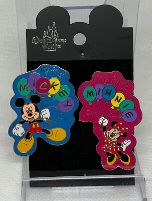 Disney Mickey & Minnie My First Pin set | eBay