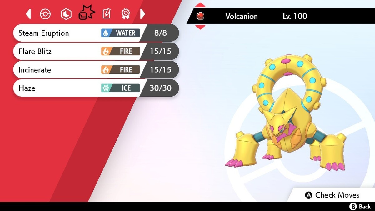 Volcanion Stats
