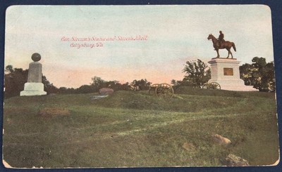 Gen. Slocum's Statue & Steven's Knoll, Gettysburg, PA Postcard | eBay