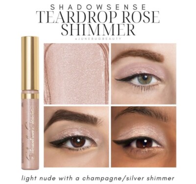 Senegence Shadowsense TEARDROP ROSE SHIMMER Eye Shadow Retired Limited ...