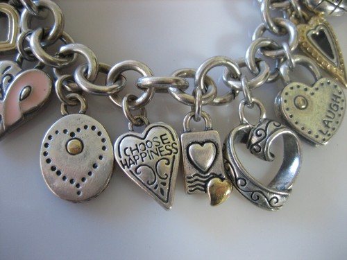 BRIGHTON BREAST CANCER AWARENESS 7.5" CHARM BRACELET | eBay