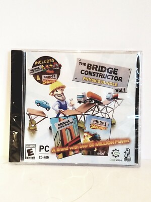 The Bridge Constructor Physics Bundle Vol. 1 PC CD-ROM for Windows. NEW ...