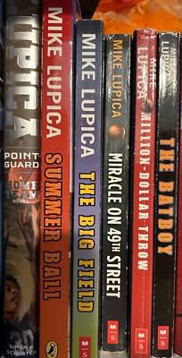 Mike Lupica books: The Batboy, Million-Dollar throw, Summer ball etc ...
