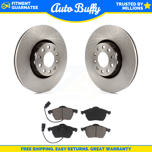 [Front] Disc Brake Rotors And Ceramic Pads Kit For Audi A4 Quattro A6 ...