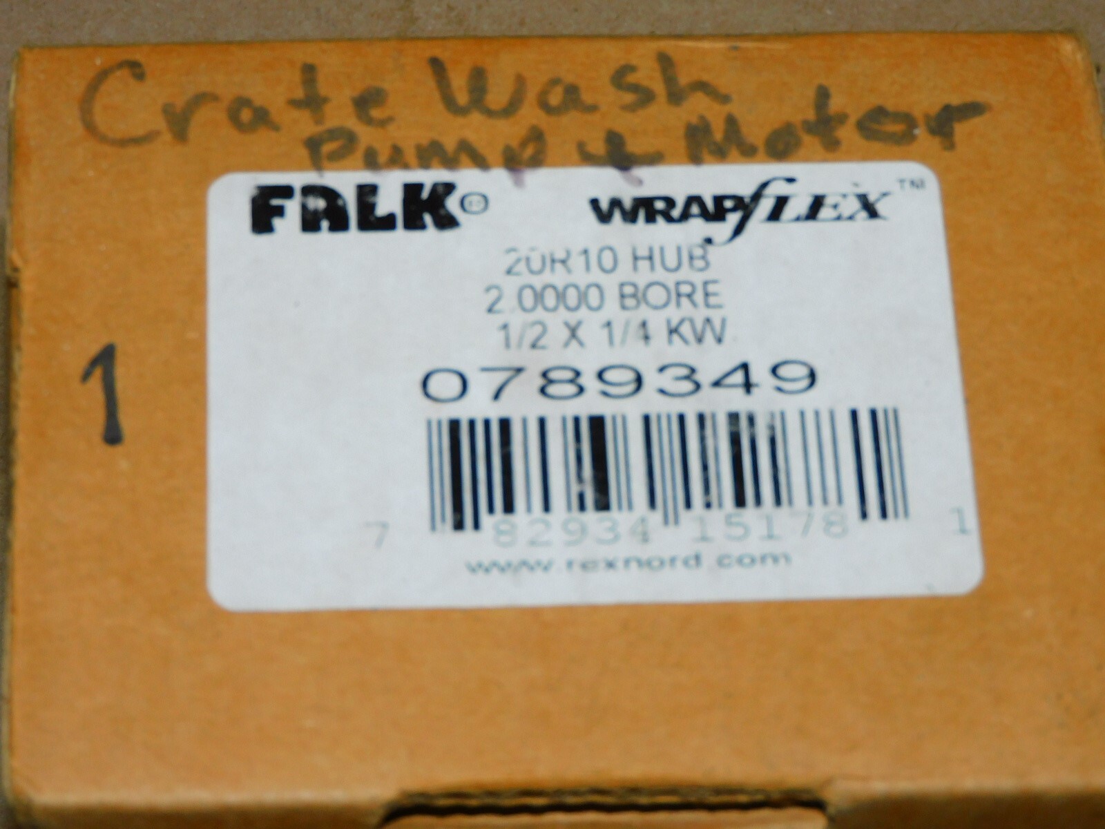 Falk Wrapflex 0789349 2" Bore Hub 20R10 1/2 /4 KW for sale online | eBay