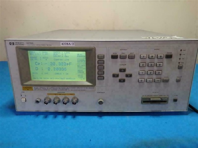 HP Agilent 4278A 1kHz/1MHz Capacitance Meter w/ Options 202, 101, 301 ...