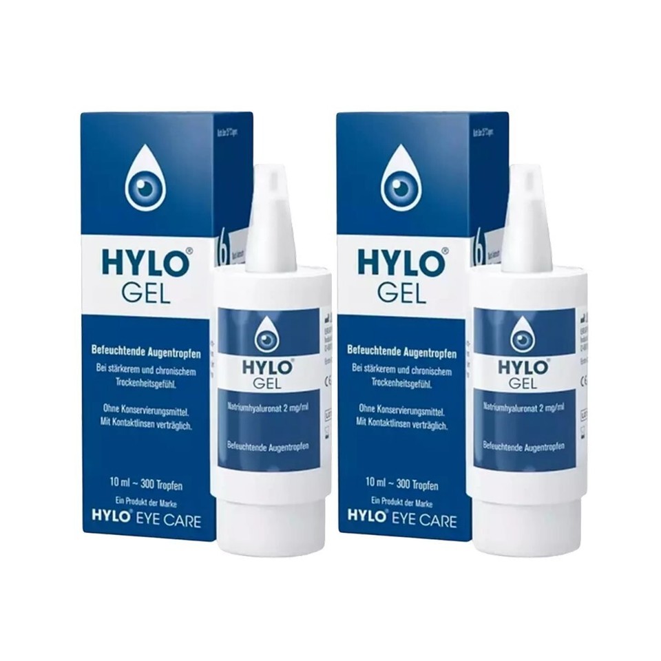 1-12x Hylo Gel Lubricating Eye Drops 10ml / ~300 drops Ursapharm for ...