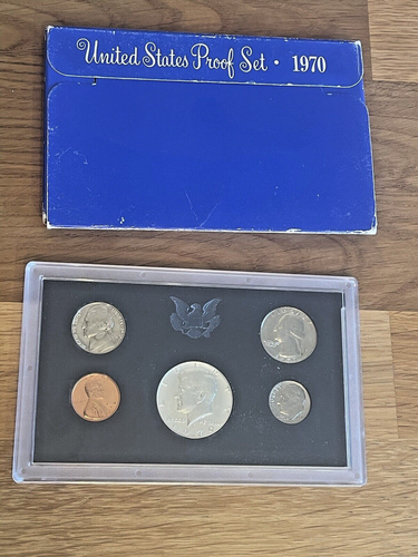 1970 S United States Mint 5 Coin Proof Set with Original Box | eBay