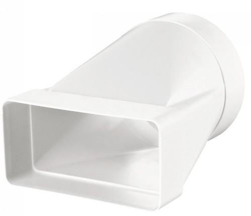 Adapter Übergang Verbinder Lüftungsrohr Rundrohr Flachkanal Luftkanal | eBay