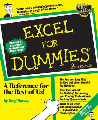 Excel For Dummies, 2nd Edition: 2nd Edition 9781568840505| eBay