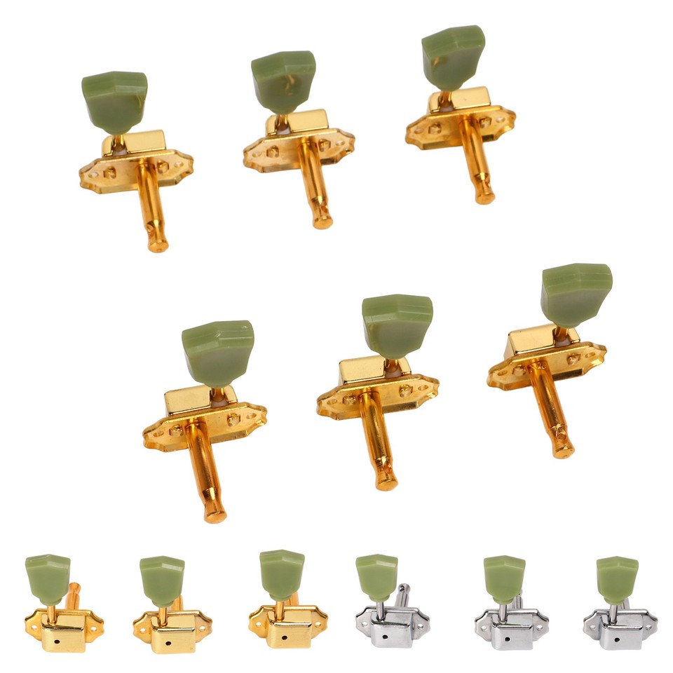 6Pcs String Tuning Key Metal Plastic Semi Sealed Tuning Keys For ...
