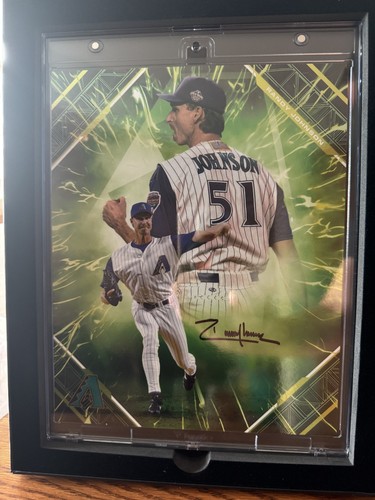 2025 Fanatics Emanate Under Wraps Randy Johnson Autograph Auto Green ...