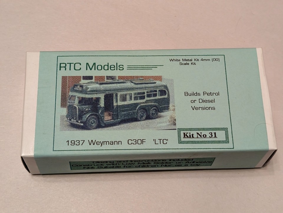 RTC Models OO Gauge 4mm 1/76 Transport Vehicle Bus Kits - Various ...